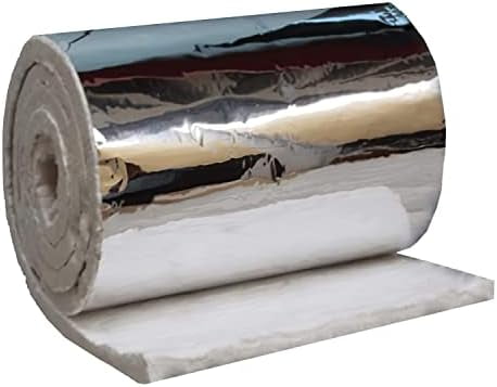 Aluminum Foil Faced Ceramic Fiber Flame Guard - /2" x 24" x 12.5 ...