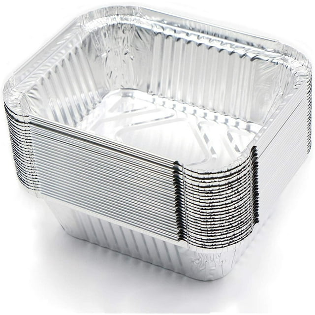 Aluminum Foil Grill Trays Disposable Baking Trays for Cooking and Roasting - Walmart.com