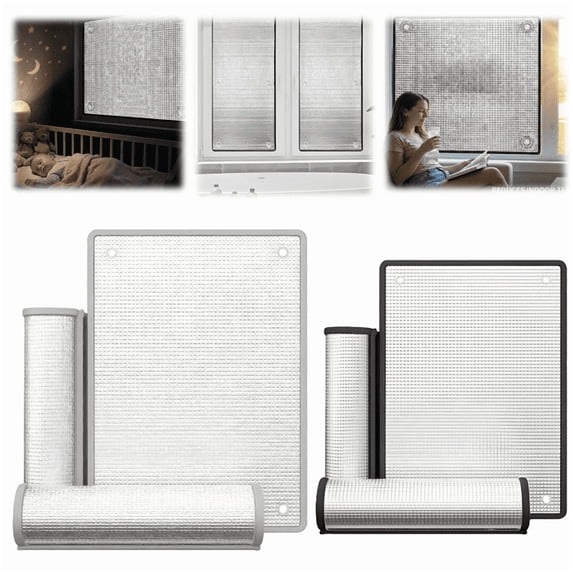 Aluminum Foil Insulation Film For Window Covering Sun Blocking Reduces ...