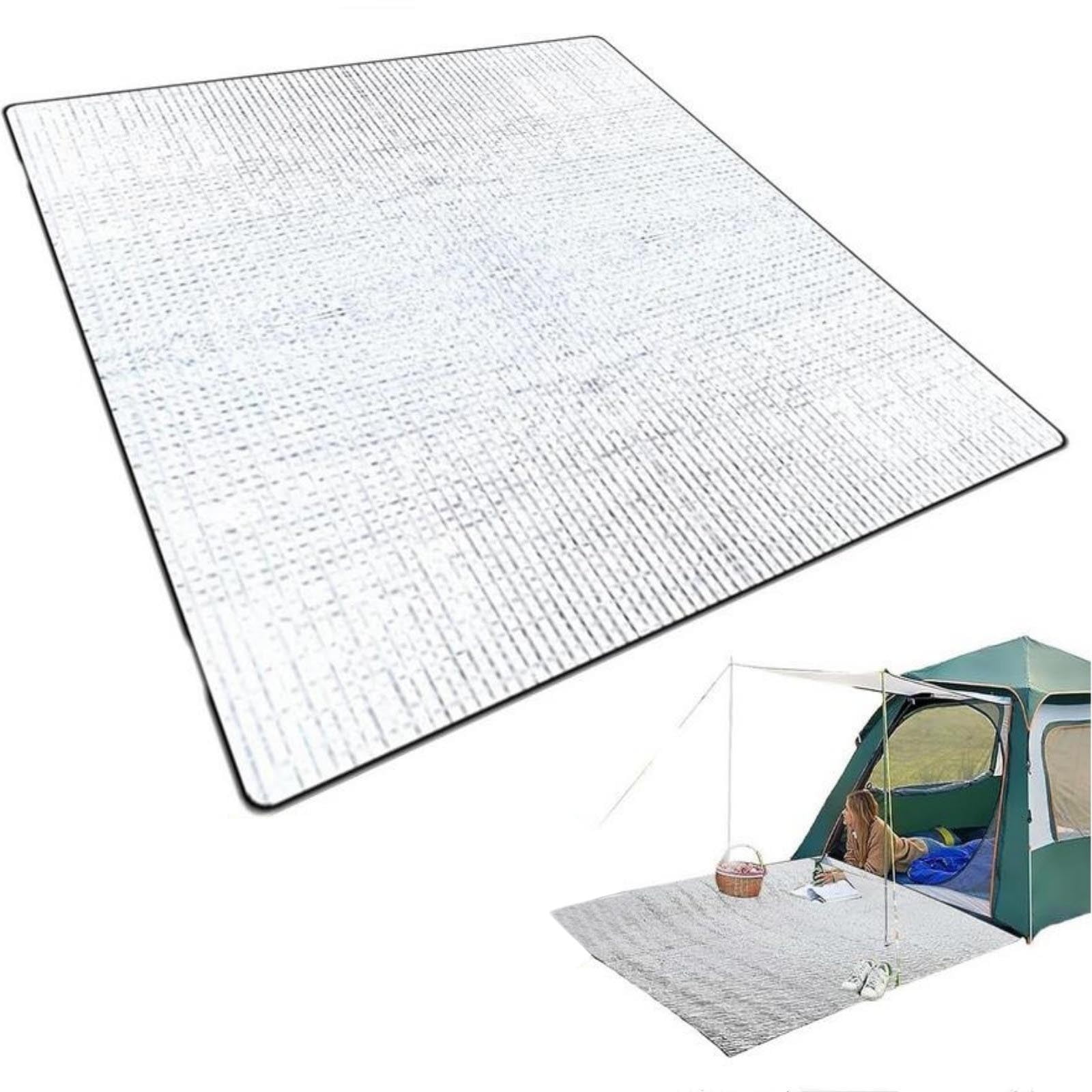 Aluminum Foil Insulation Mat | Double-Sided Heat-Reflective Sleeping ...