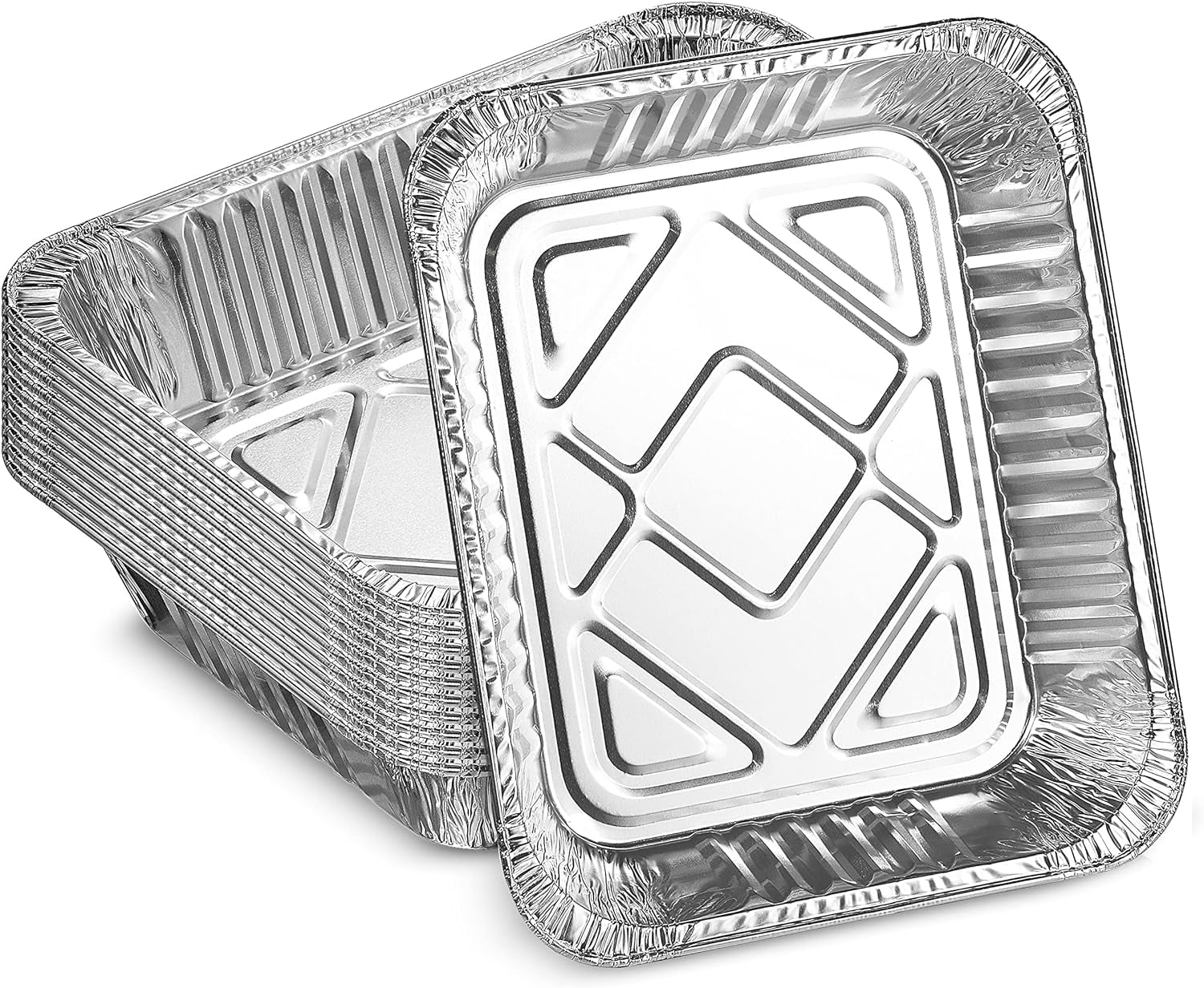 Aluminum Foil Pans Half Size Roasting Chafing Pan | Bulk 10 Pack of ...