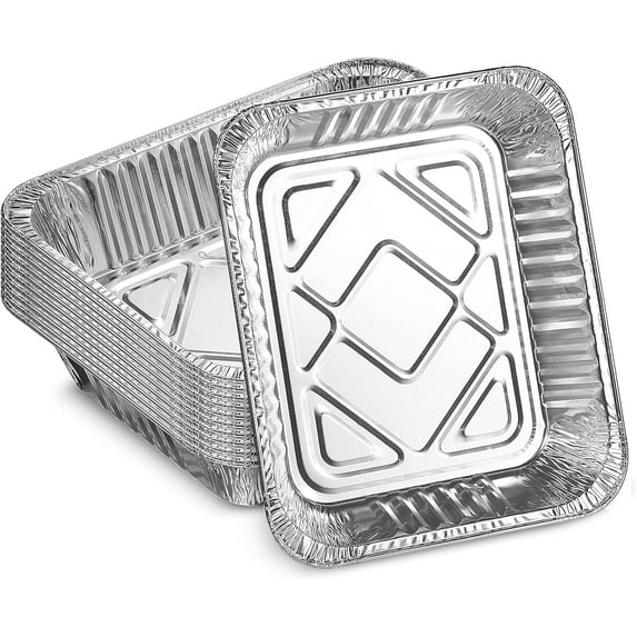 Aluminum Foil Pans Half Size Roasting Chafing Pan | Bulk 10 Pack of ...