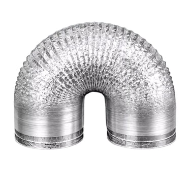 Builder's Best Saf-T-Duct Zero Periscope, 0"-18" Steel Rigid Dryer Vent ...