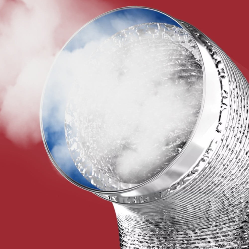 Aluminum Foil Pipe Ventilation Duct Aluminum Foil+steel Wire Flexible ...