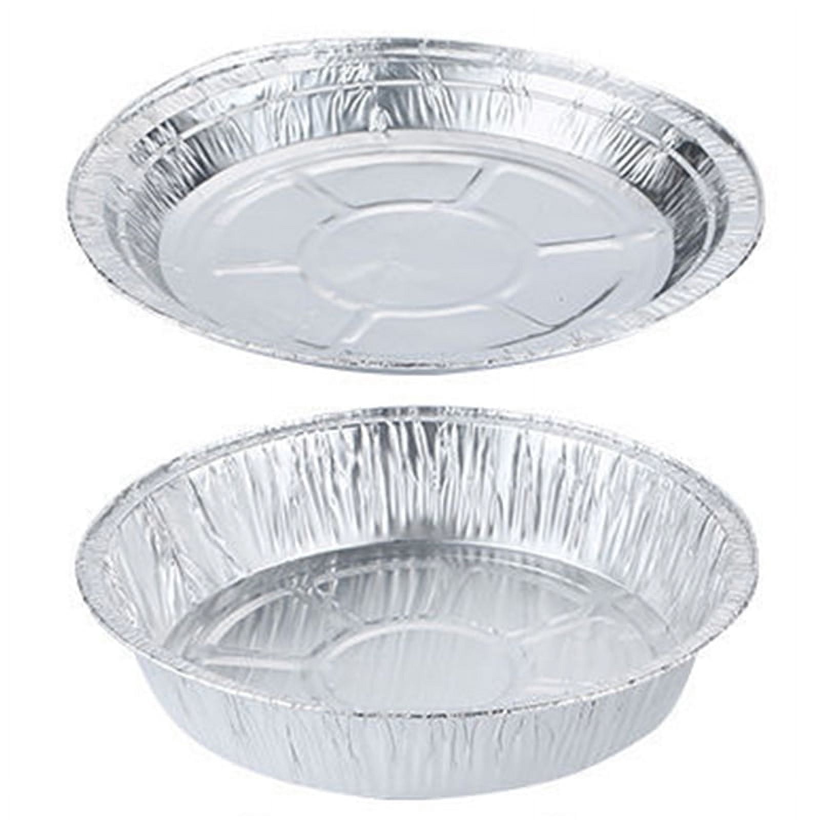 Aluminum Foil Plate Round Disposable Recyclable Containers with ...