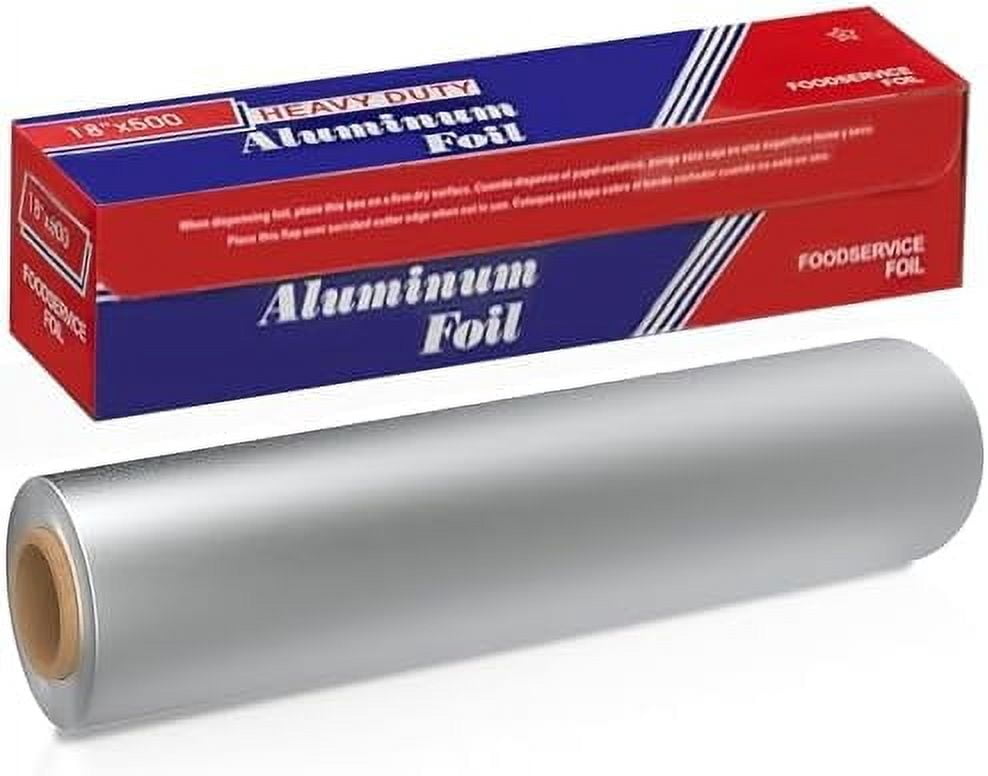 Aluminum Foil Roll 18"x 500 feet (1 Pack) - Aluminum Foil Heavy-Duty ...