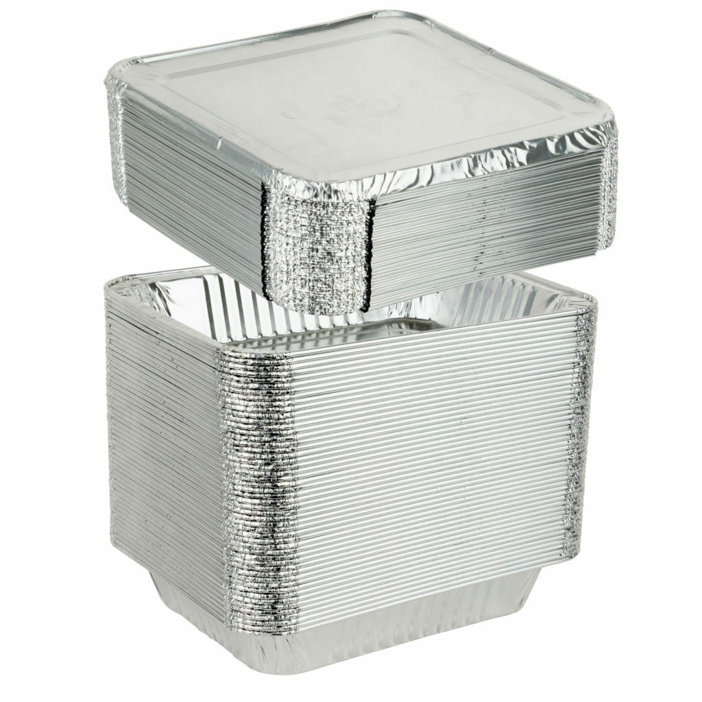 Aluminum Foil Steam Table Pans, Half Size Deep, 9x13 Pans 50 PackWith ...