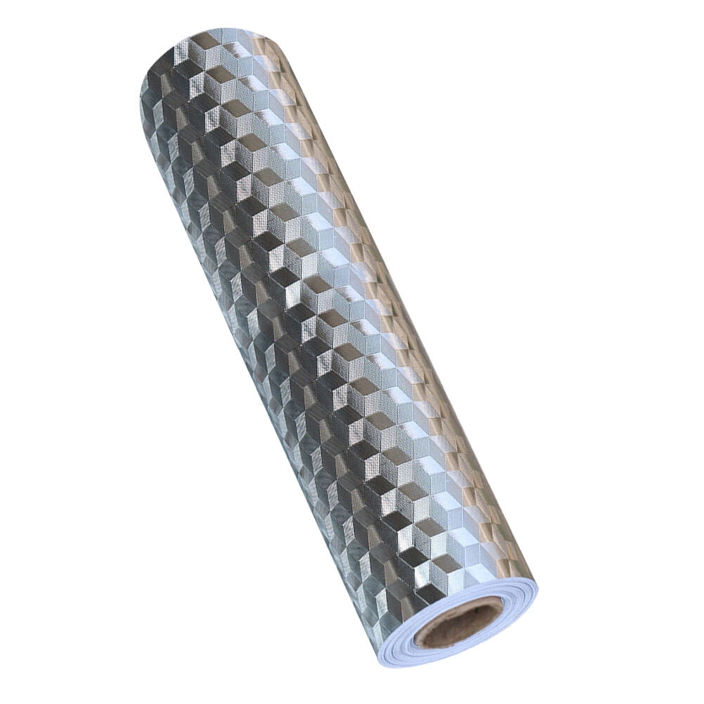 Aluminum Foil Sticker Waterproof Stickers Oil-proof Kitchen Wall Peel ...