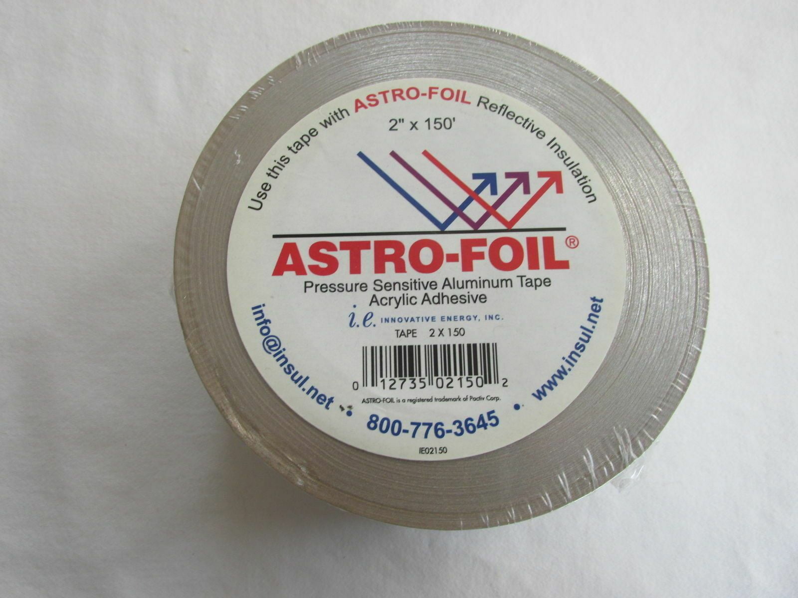 Aluminum Foil Tape 2andquot; x 150' (50 yds) HVAC Heating A/C Duct ...