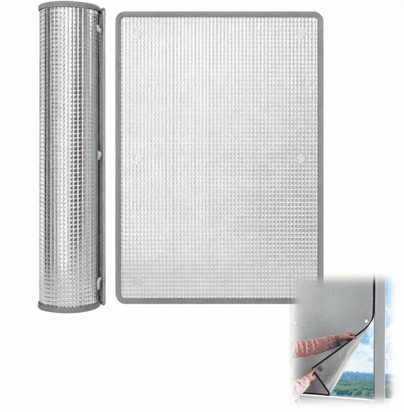 Aluminum Foil Window Film - Heat Blocking & UV Protection Reflective ...