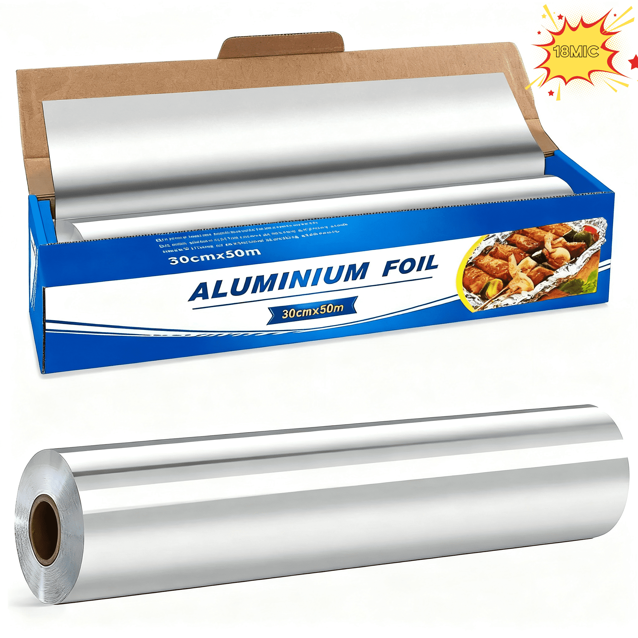 Aluminum Foil Wrap Heavy Duty Aluminum Foil Roll, 18um Thick Heavy Duty ...