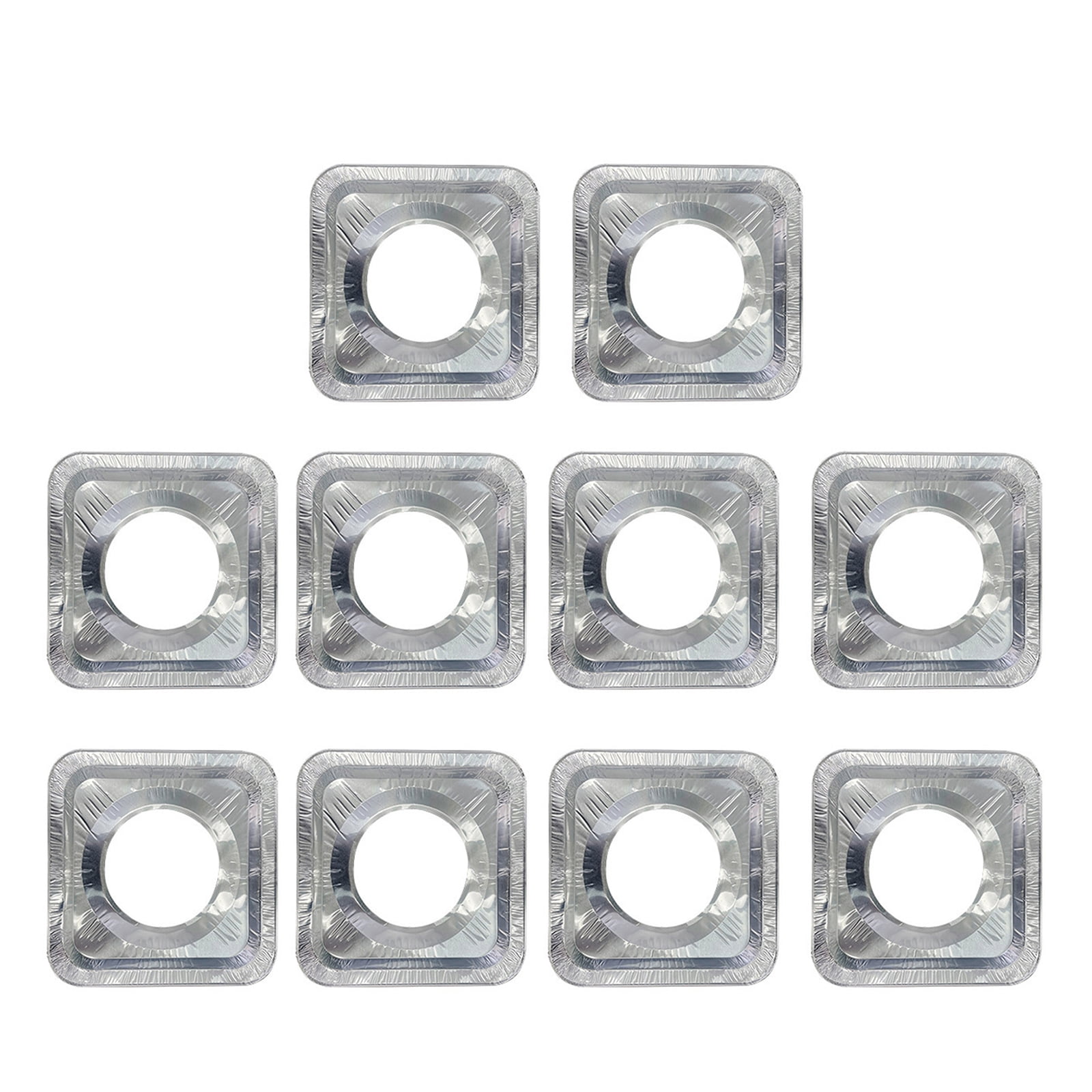 Aluminum Foils Stove Burners Cover Disposables Rounds/Square Bib Liner ...