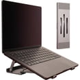 Aluminum Fold & Laptop Riser Stand 3-in-1 Adjustable, Foldable Cooling ...