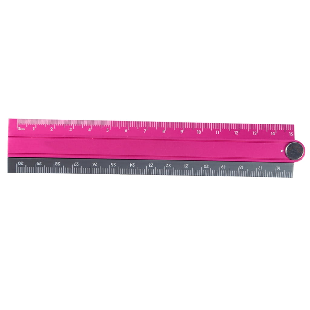 Aluminum Foldable Rule Simple Foldable Metal Stationery Rule Measuirng ...