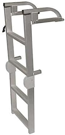 Aluminum Folding Pontoon Ladder – Compact Fold-Up Design with Release ...