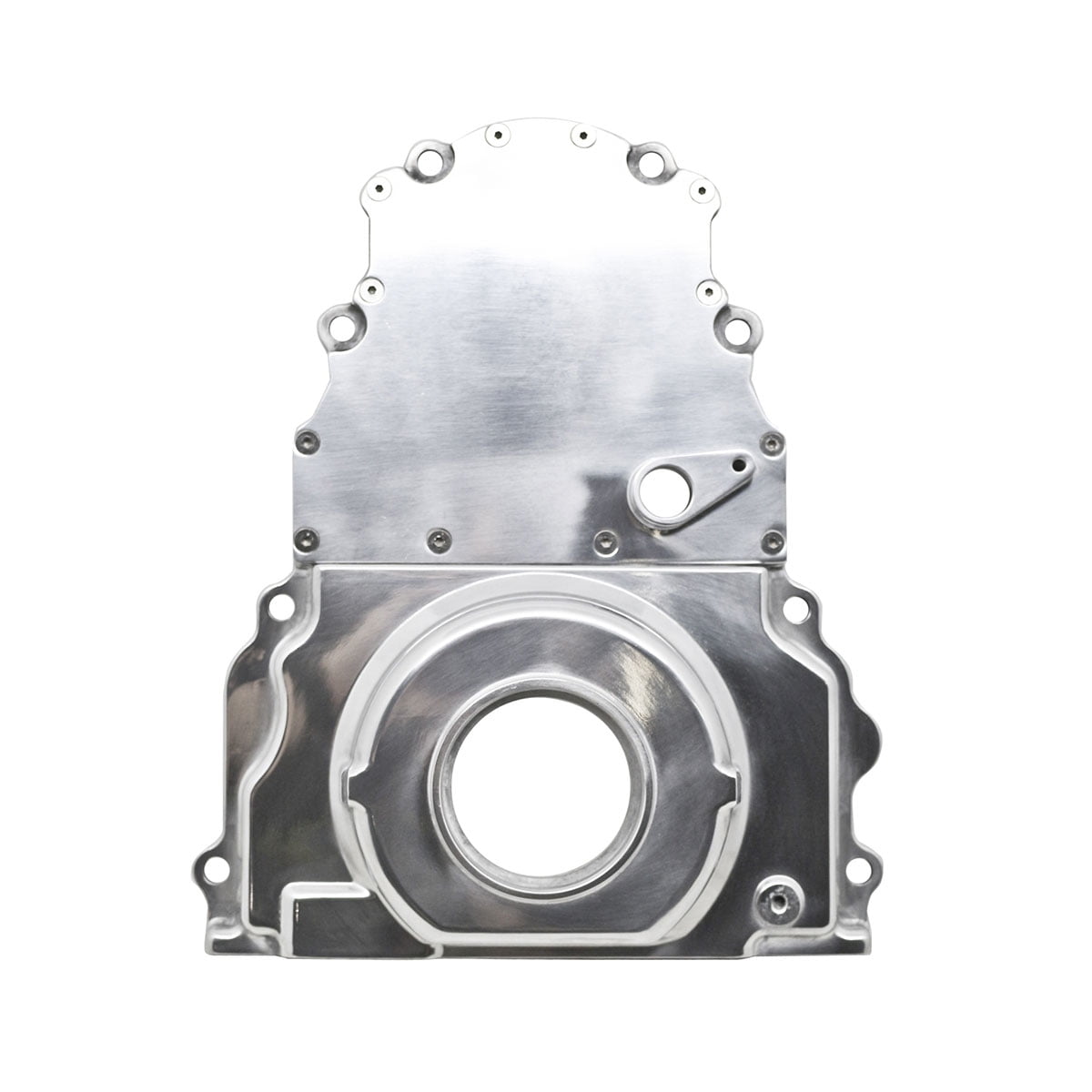 Aluminum For Chevy Ls Two Piece Timing Chain Cover W Cam Sensor Hole ...