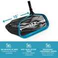 Aluminum Frame Nylon Rake Pool Skimmer - Walmart.com