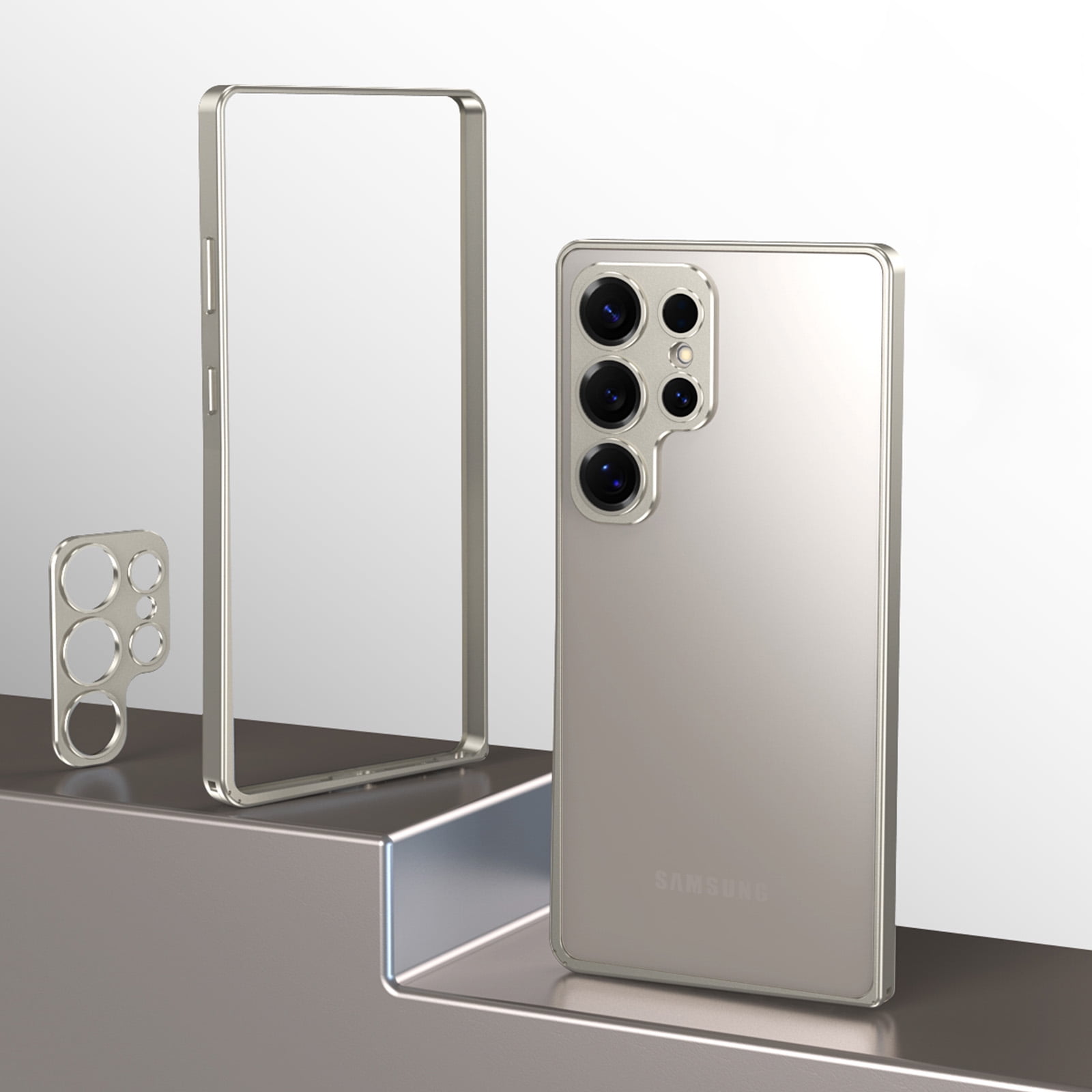 Aluminum Frame for Samsung Galaxy S24 Metal Bumper Frame Slim Hard Case ...