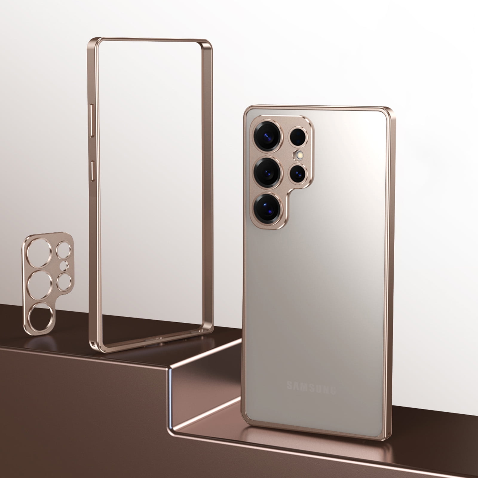 Aluminum Frame for Samsung Galaxy S24 Metal Bumper Frame Slim Hard Case ...