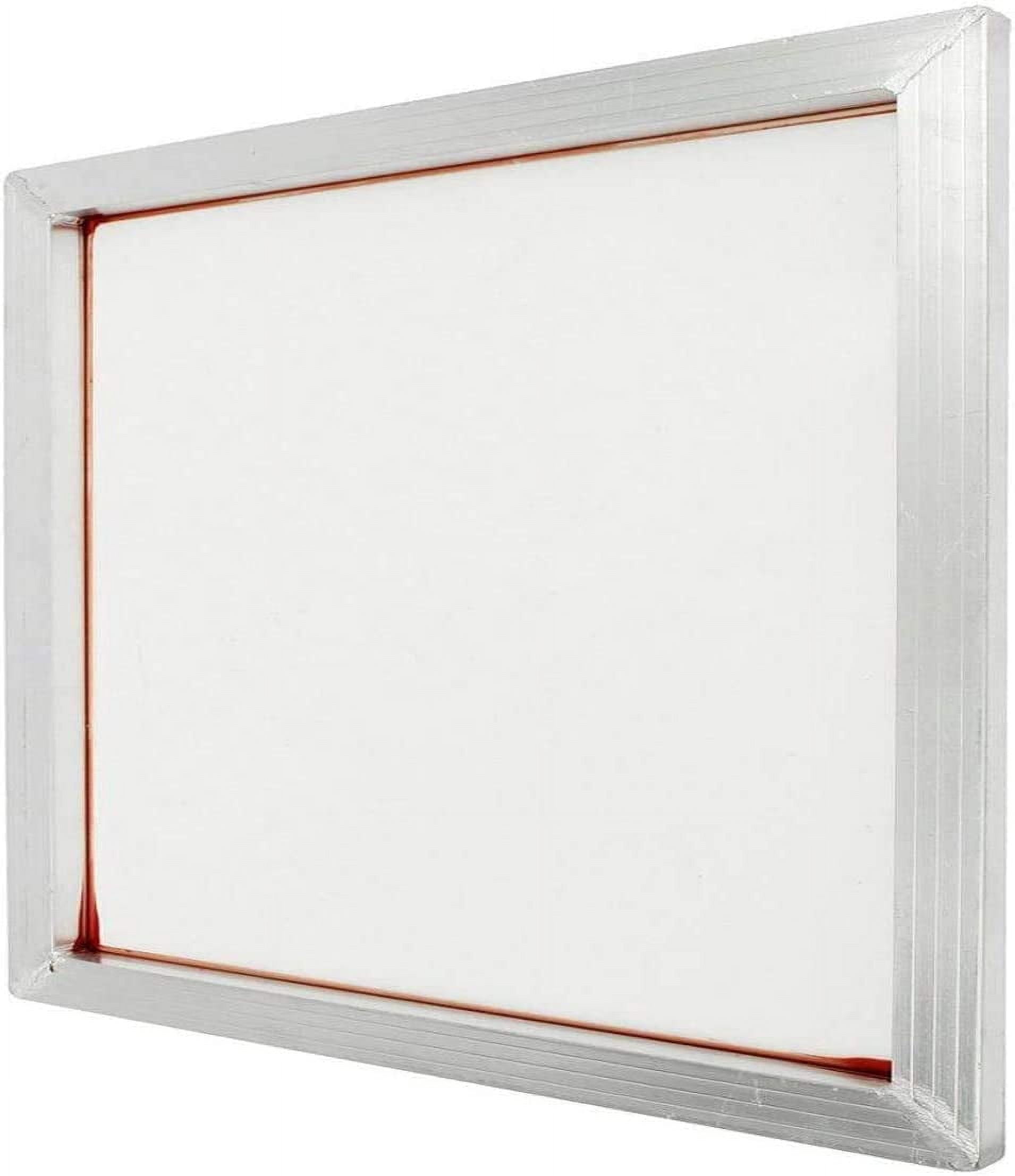 Aluminum Frame Screen Printing Frame 20" x 24" 110 Count White Mesh ...