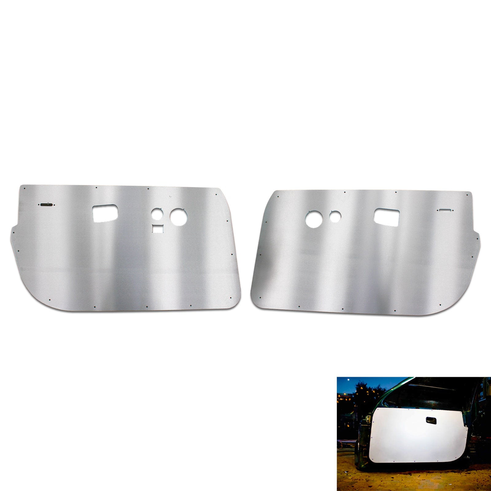 Aluminum Front 4 Door Panels Skins Race Track Car Cards for BMW E36 ...