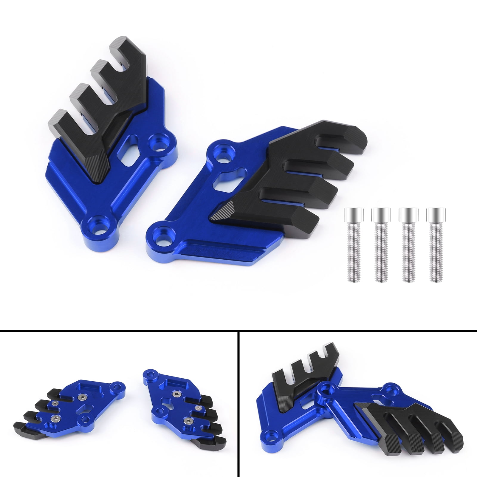 Aluminum Front Blue Brake Caliper Guard Fit for Kawsaki Z900 ZR900 2017 ...