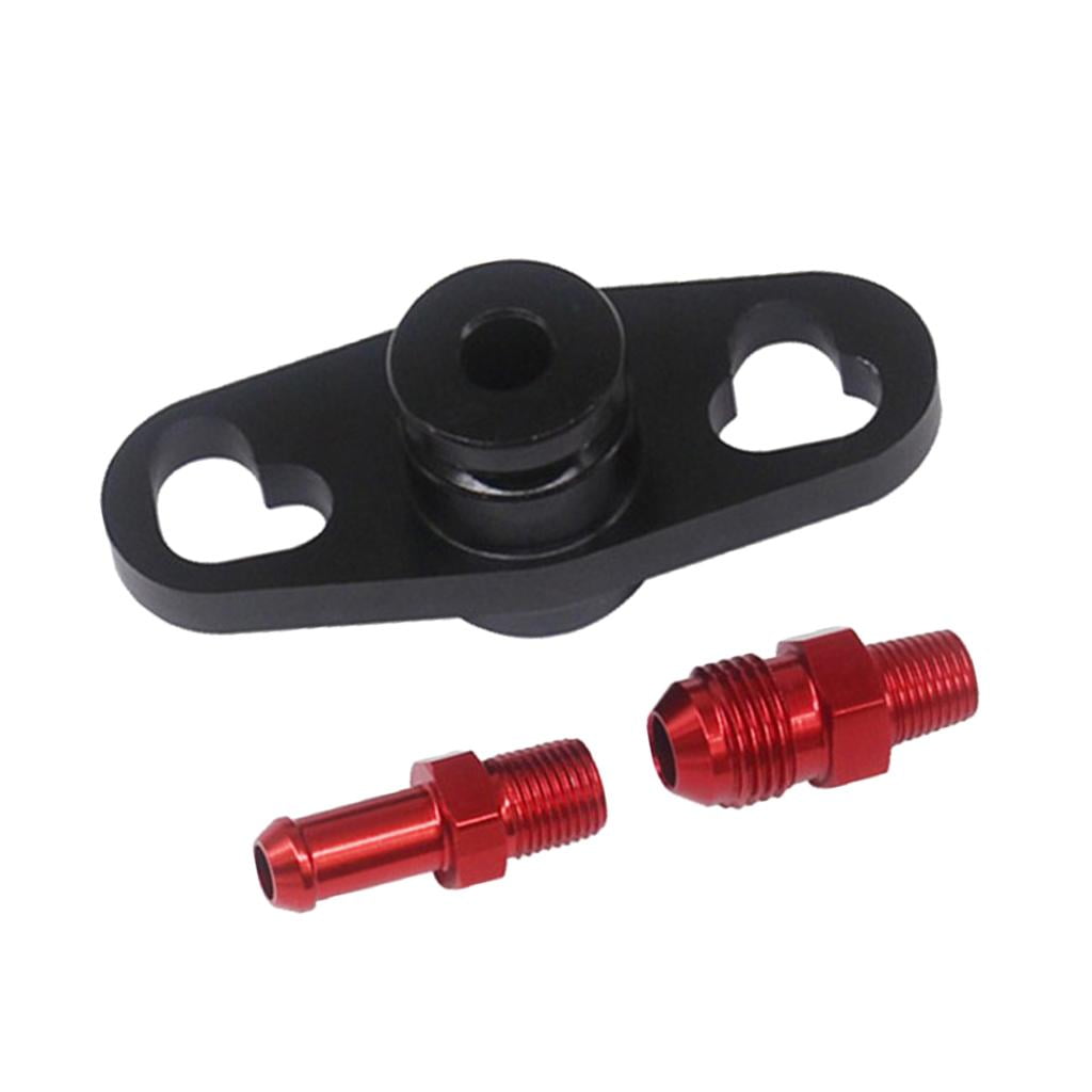 Aluminum Fuel Rail Pressure Regulator Adapter for with fittings ...