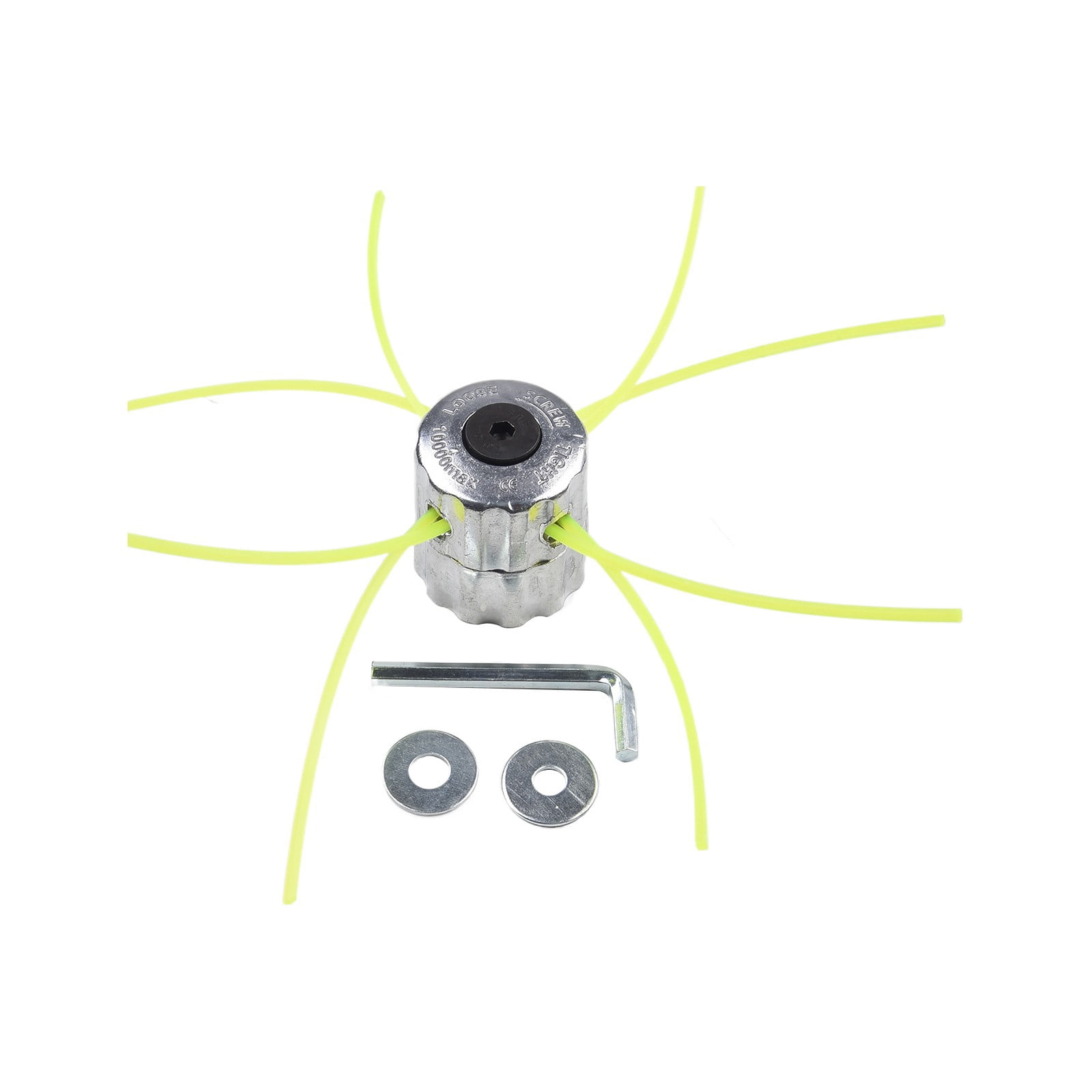 Aluminum Grass Trimmer Head With 4 Lines Brush Cutter Head Thread Nylon ...