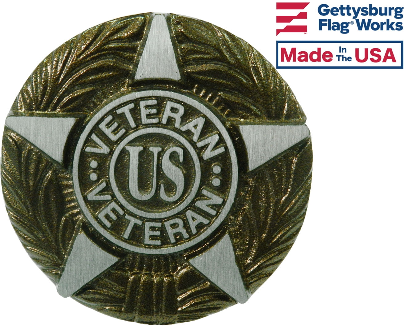 Aluminum Grave Marker Universal Service, US Veteran Plaque, Cemetery ...