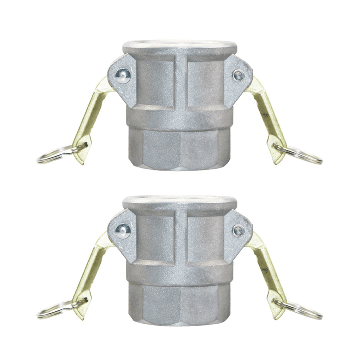 Cam Lock 2" Aluminum Camlock Fittings - Pair Of Type E Multi-Serrated ...