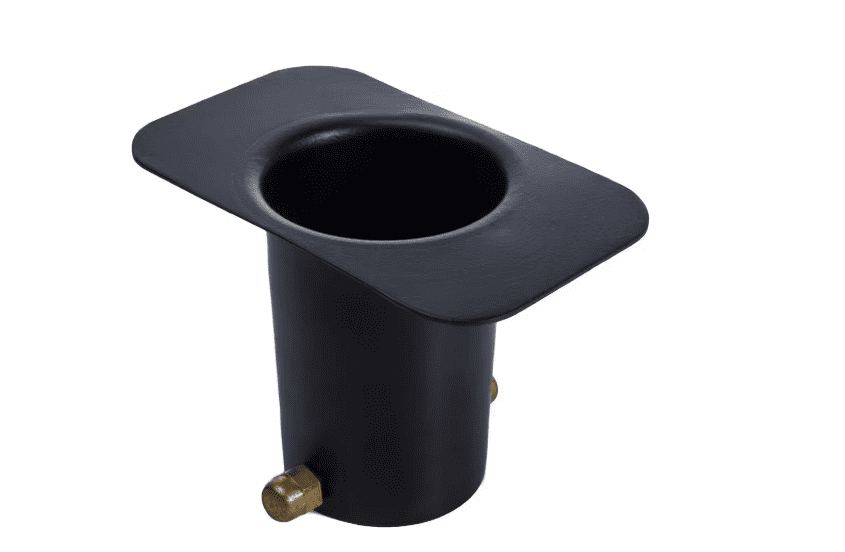 Aluminum Gutter Adapter Kit with Brass Bolt (Black) - Walmart.com