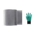 Aluminum Gutter Guard Roll 6in x 50ft Leaf Debris Protection - Walmart.com