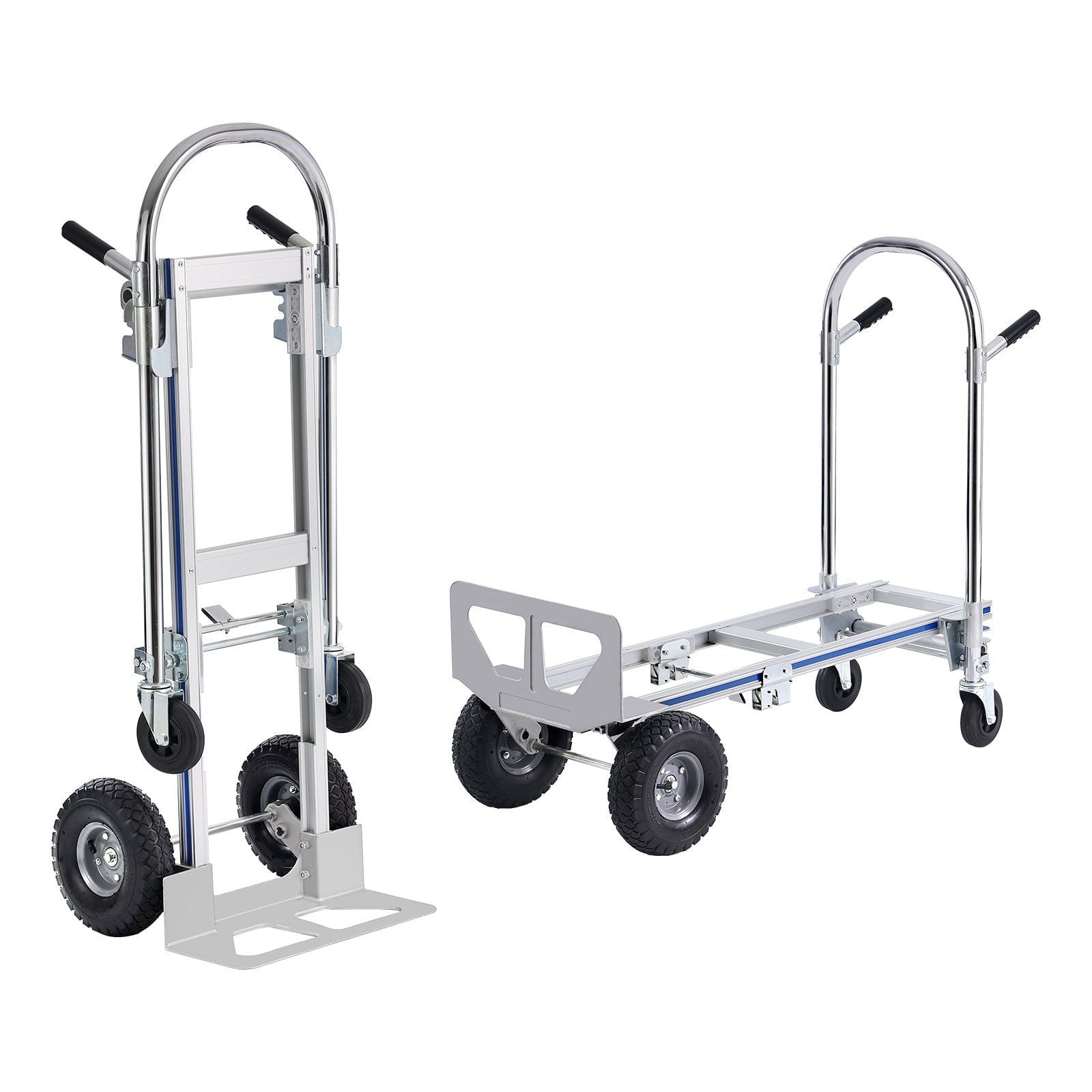 Aluminum Hand Truck,Utility Cart Converts from Hand Truck to Platform ...