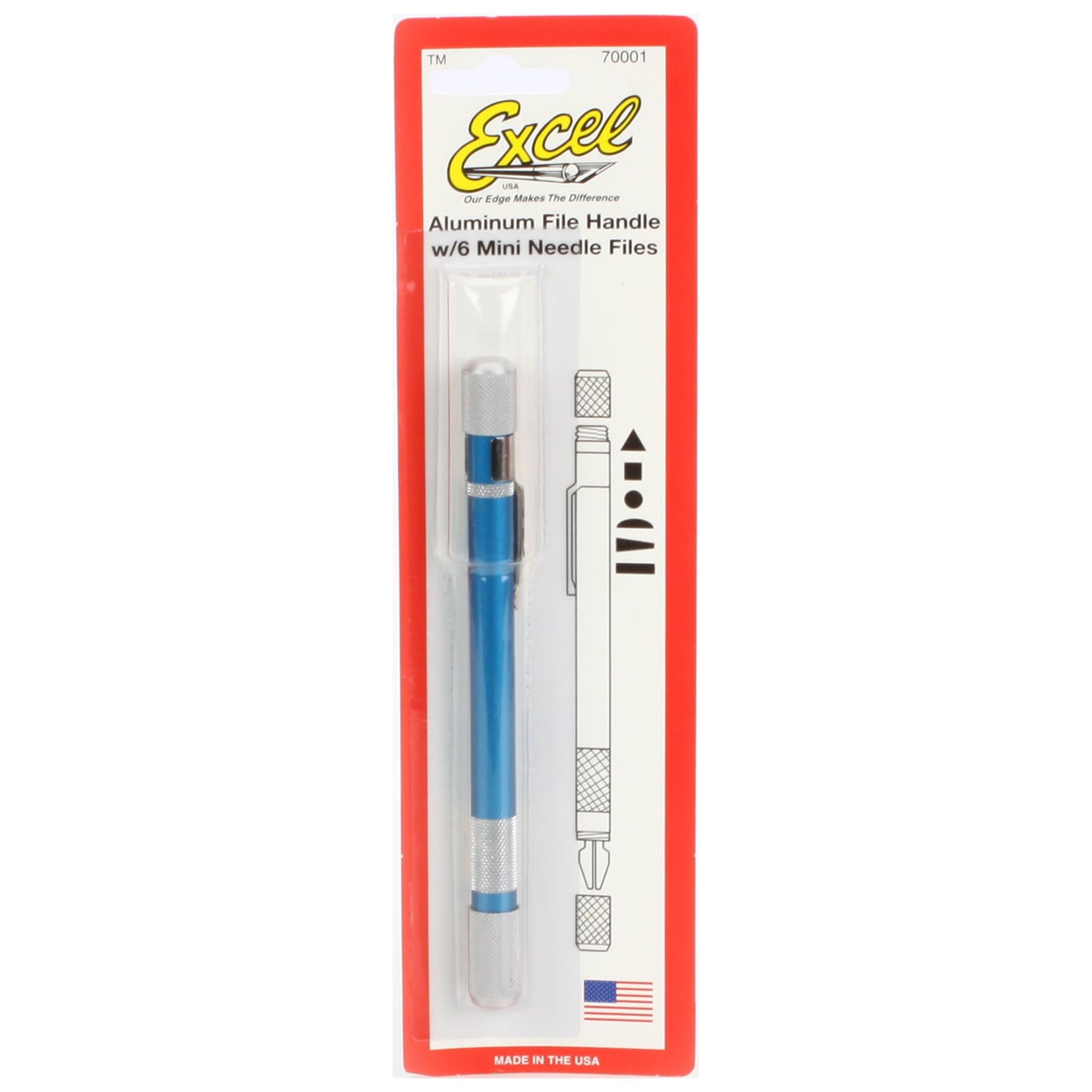 Aluminum Handle W/6 Assorted Mini Files- - Walmart.com