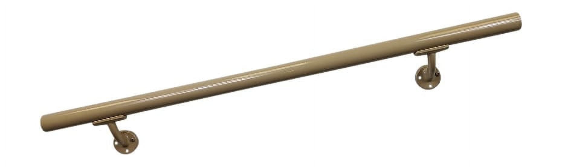 Aluminum Handrail Direct OHR Handrail Section with Mounts (12' Length ...