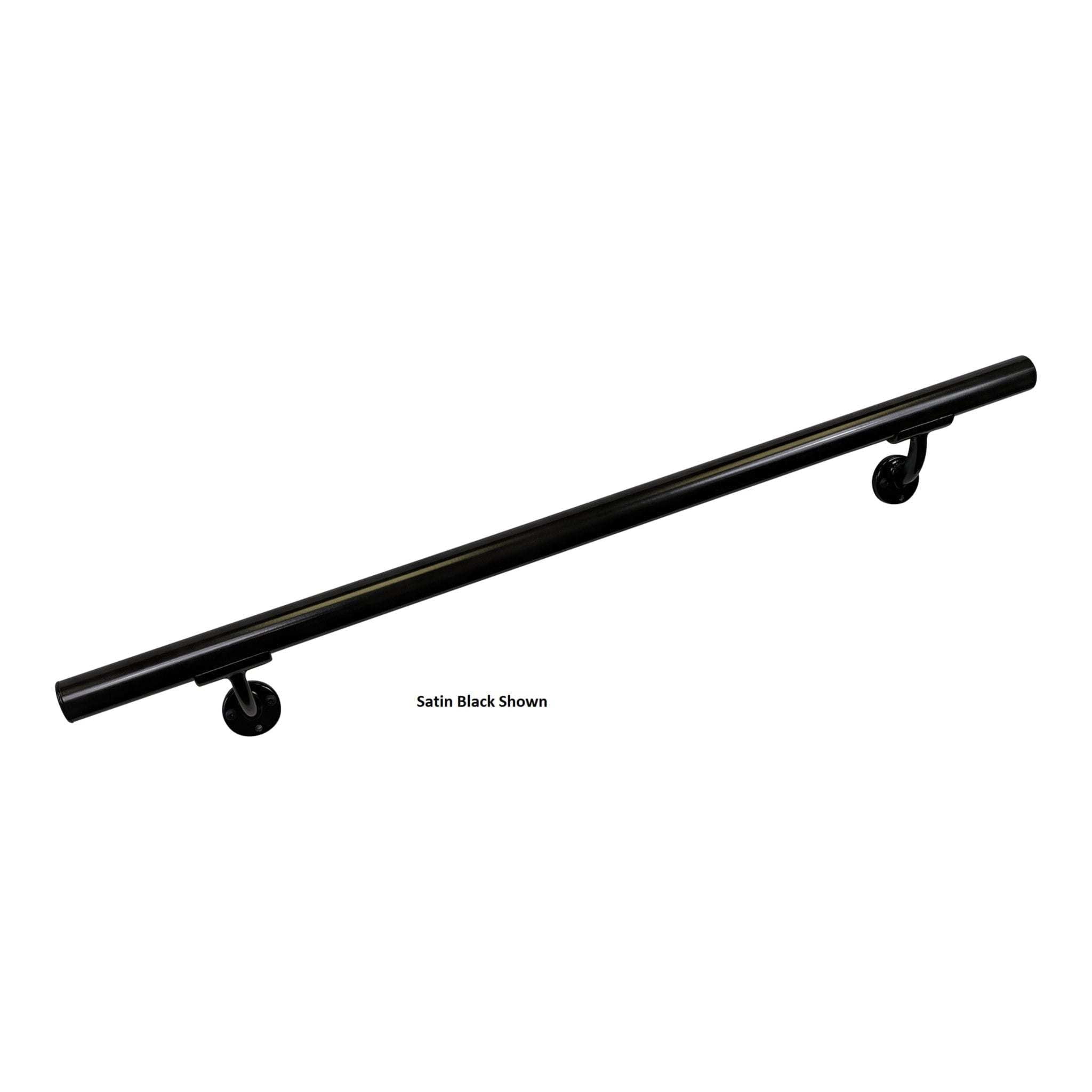 Aluminum Handrail Direct OHR Handrail Section with Mounts (14' Length ...