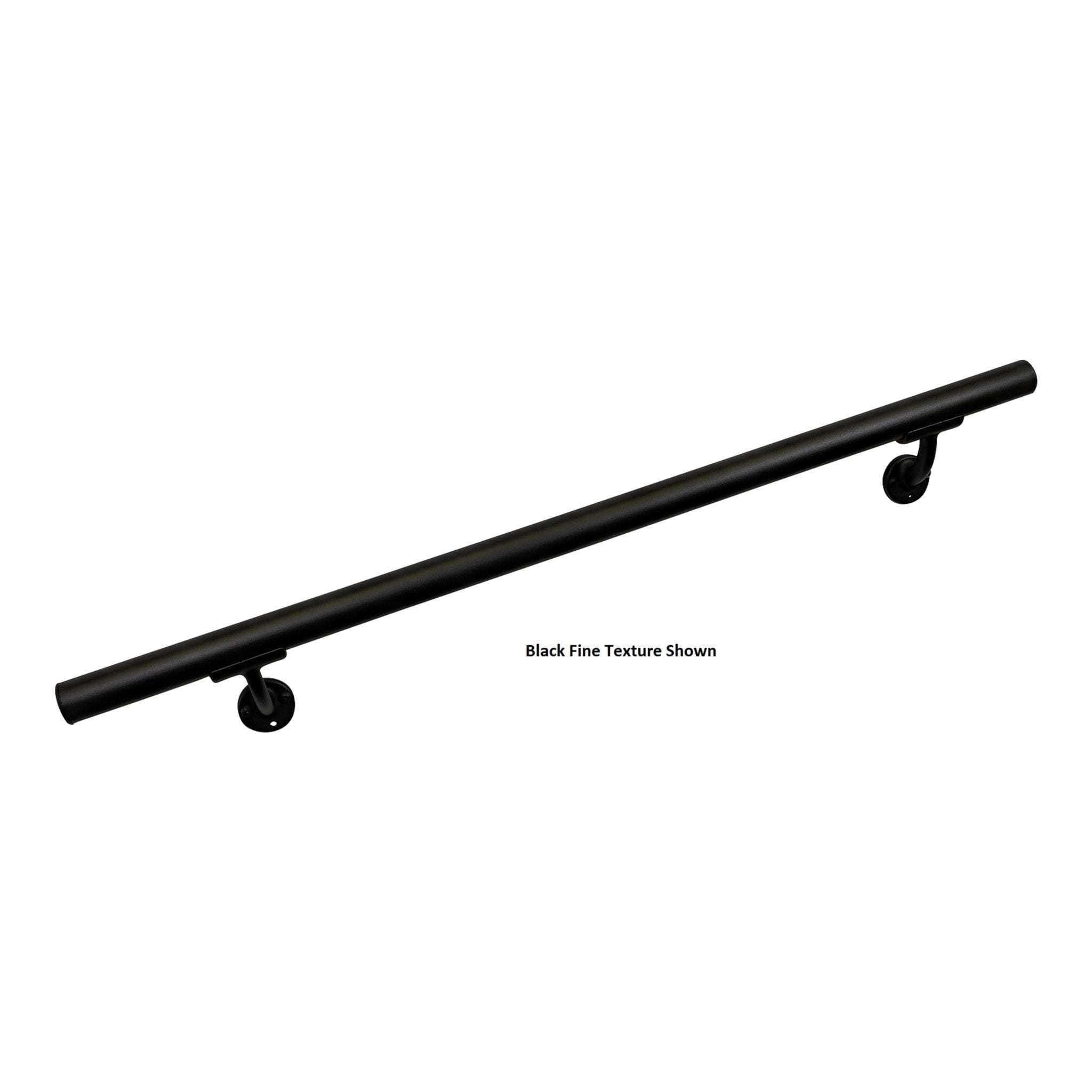 Aluminum Handrail Direct OHR Handrail Section with Mounts (4' Length ...