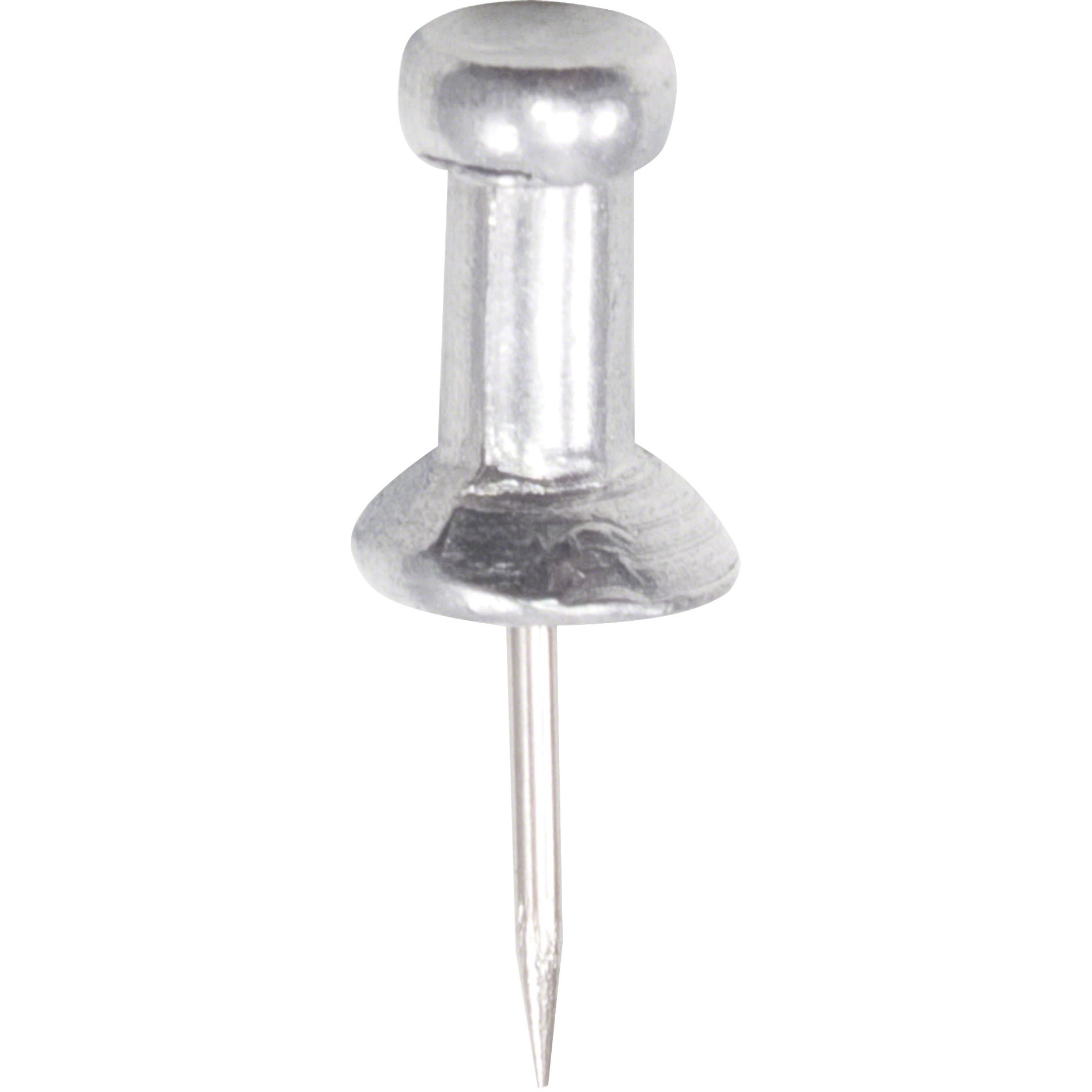 Aluminum Head Push Pins, Aluminum, Silver, 3/8", 100/box | Bundle of 5 ...