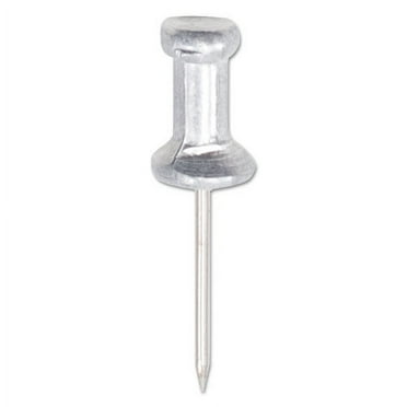 Moore Push-Pins Boxed, Aluminum, 5/8", 100/Pkg. - Walmart.com