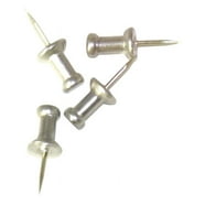 Aluminum Head Push Pins Aluminum, Silver, 1/2", 100/Box - Walmart.com
