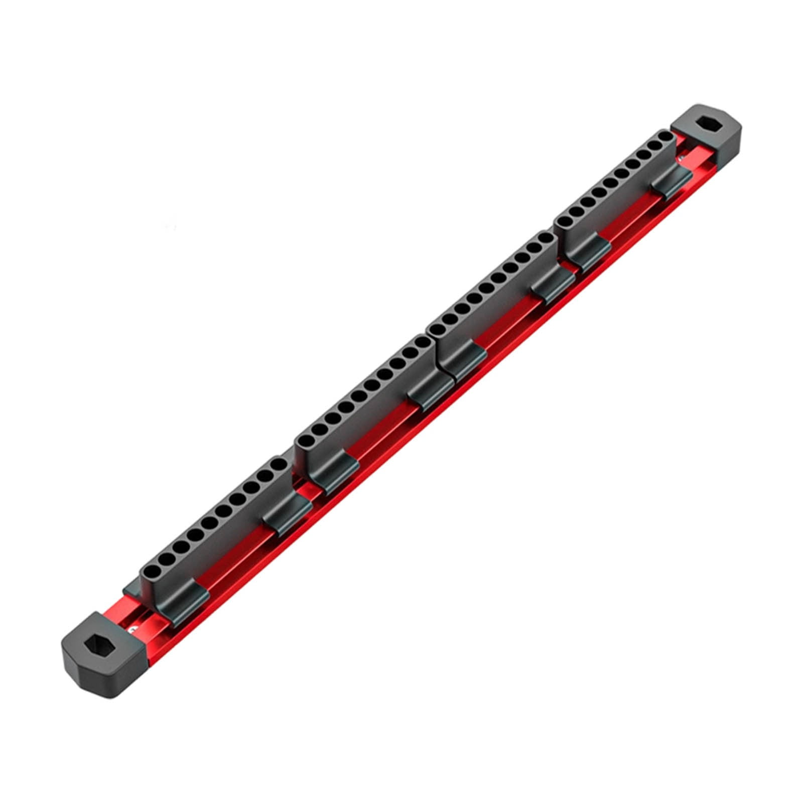 Aluminum Hex Bit Organizer with Sliding Rail Heavy Duty Holder High ...