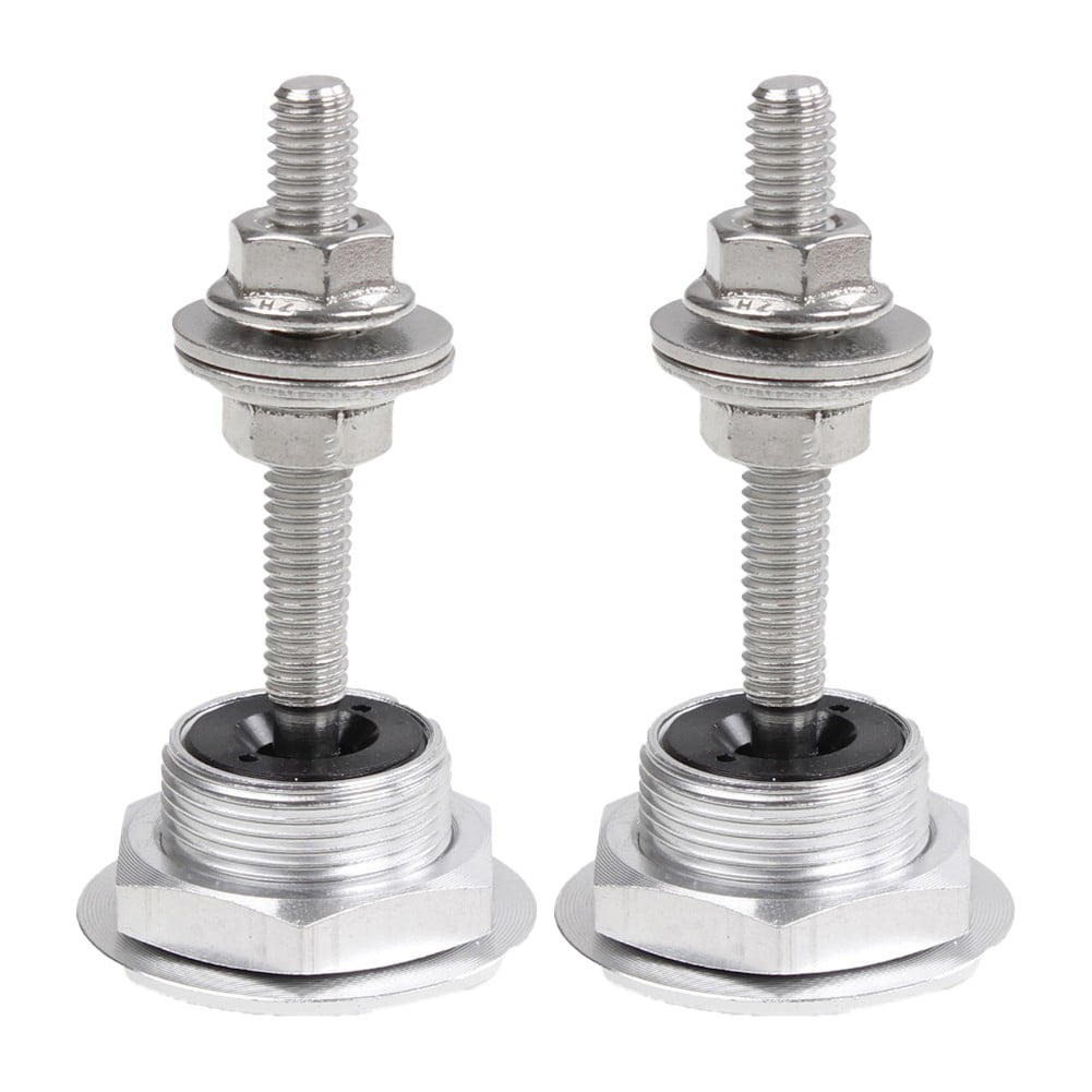 Aluminum Hood Push Button Bonnet, Release Lock Latch Bumper - Walmart.com