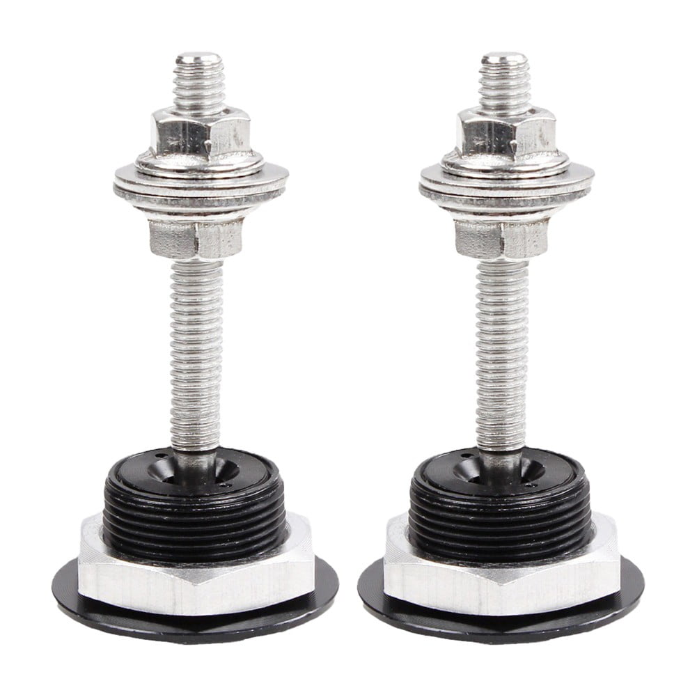 Aluminum Hood Push Button Bonnet, Release Lock Latch Bumper - Walmart.com