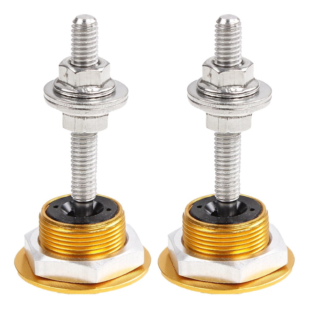 Aluminum Hood Push Button Bonnet, Release Lock Latch Bumper - Walmart.com