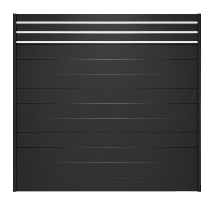 Aluminum Horizontal Slats for Fence Panels or Gates 4" x 0.5" x 72"L ...