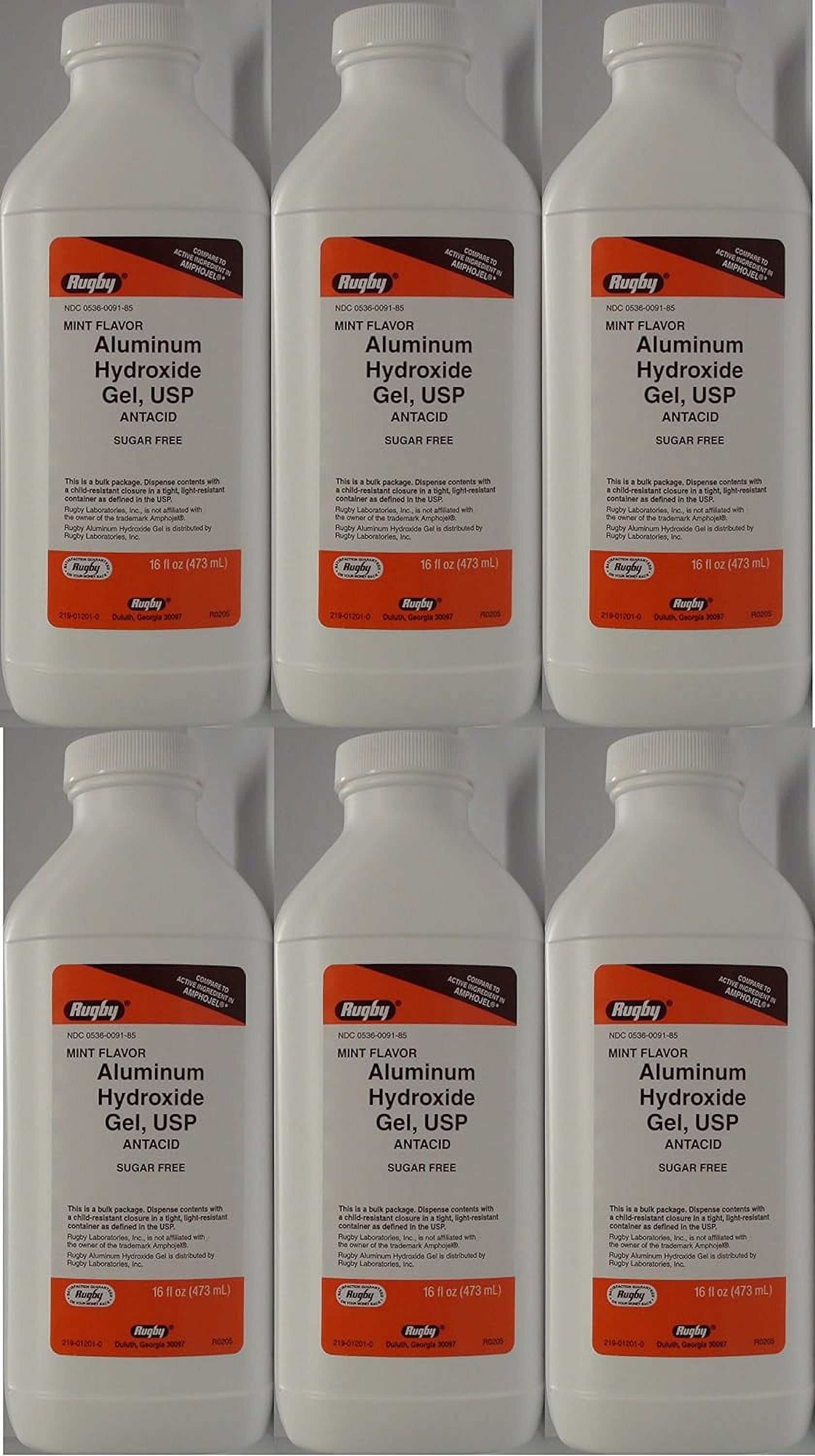 Aluminum Hydro Gel, USP 320mg/5mL 16 oz per Bottle Generic for Amphojel ...