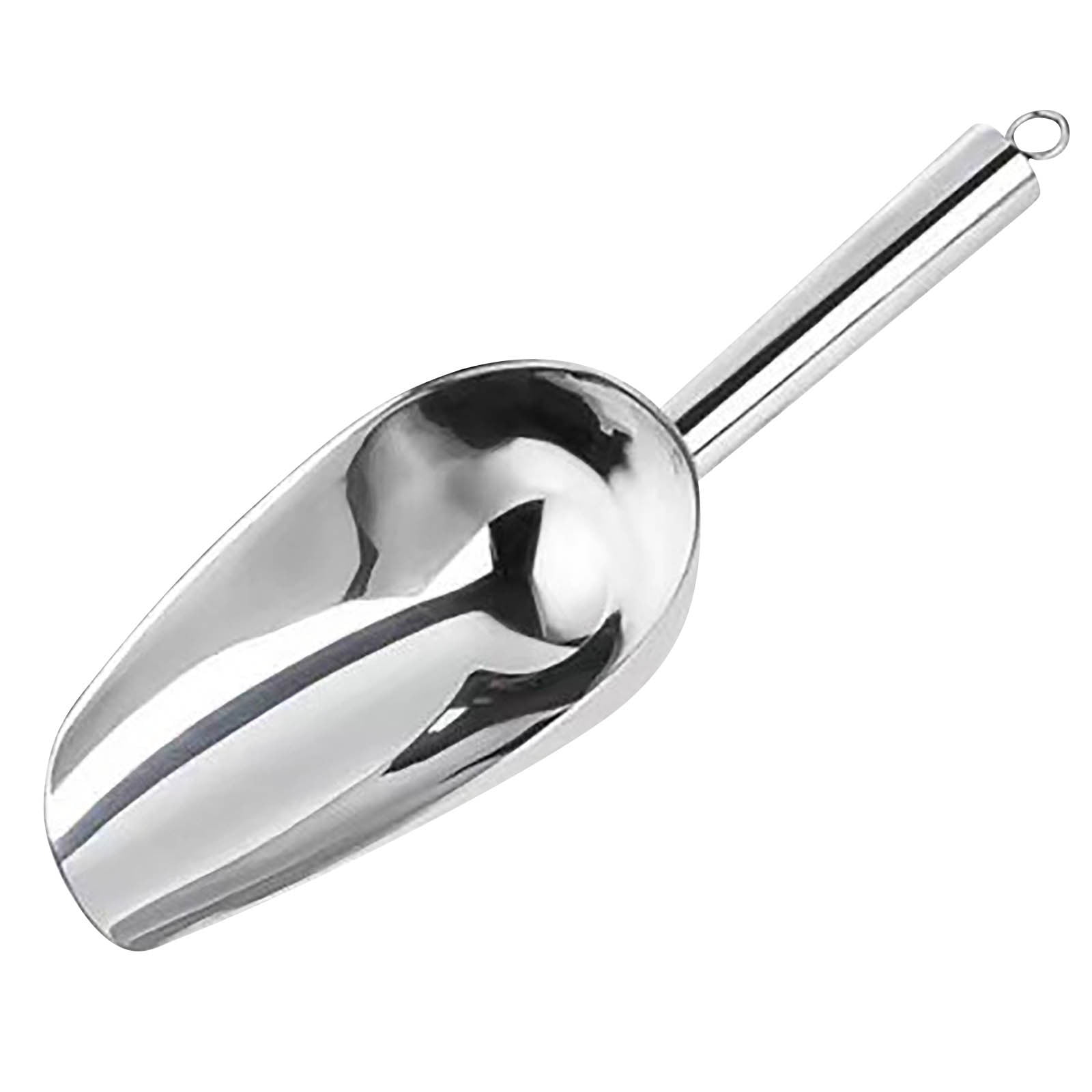 Aluminum Ice Scoop | Commercial Grade Food Bartender Shovel | Ergonomic ...