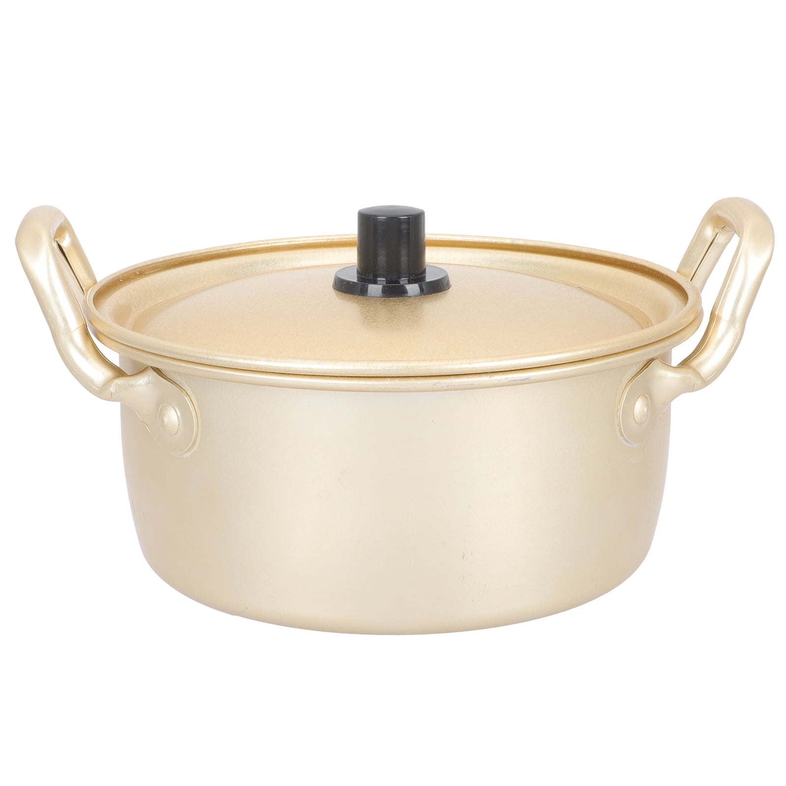 GOOHOCHY Aluminum Instant Noodles Pot with Lid Double Handle Soup and ...