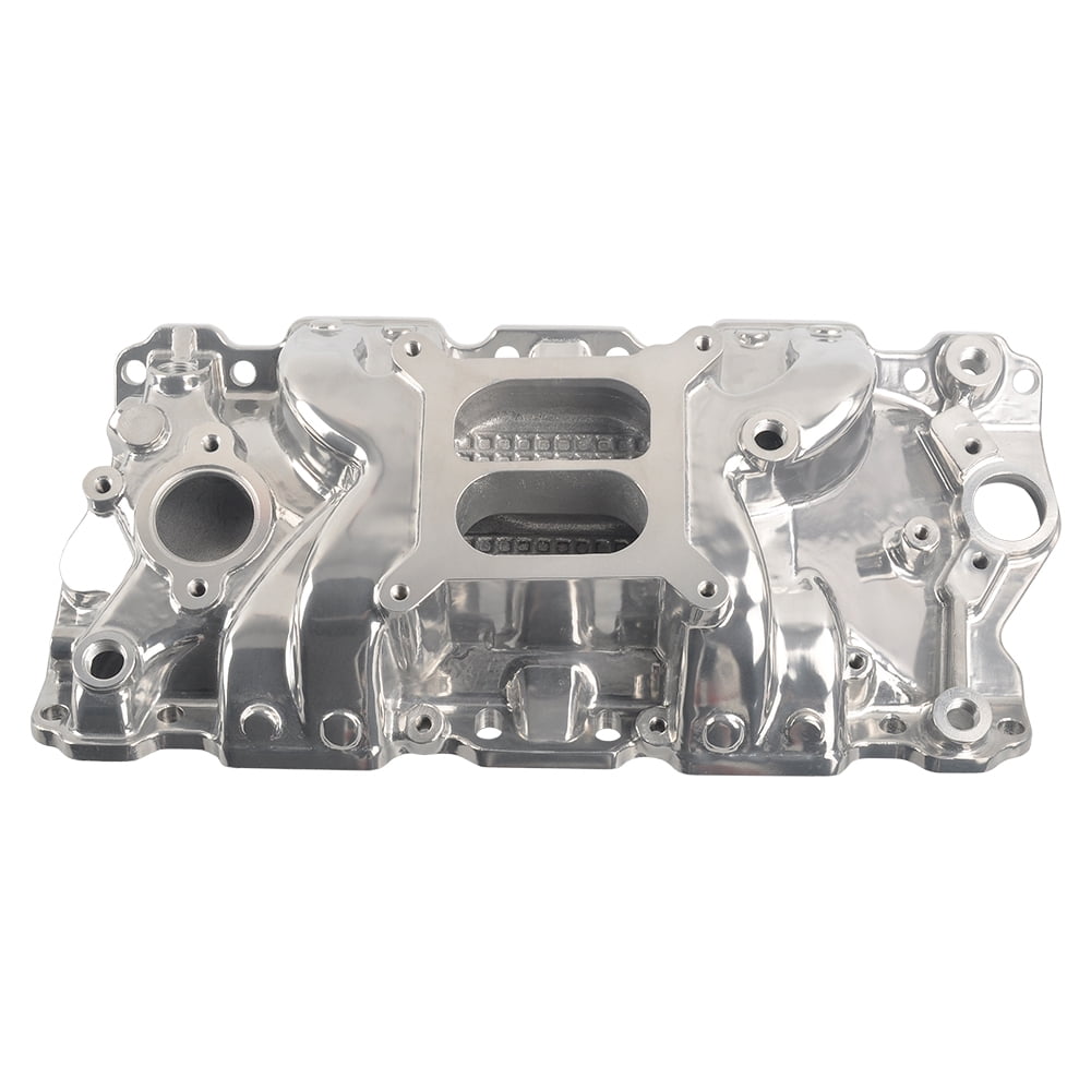 Aluminum Intake Manifold Dual Plane for Small Block Chevy SBC 305 327 ...