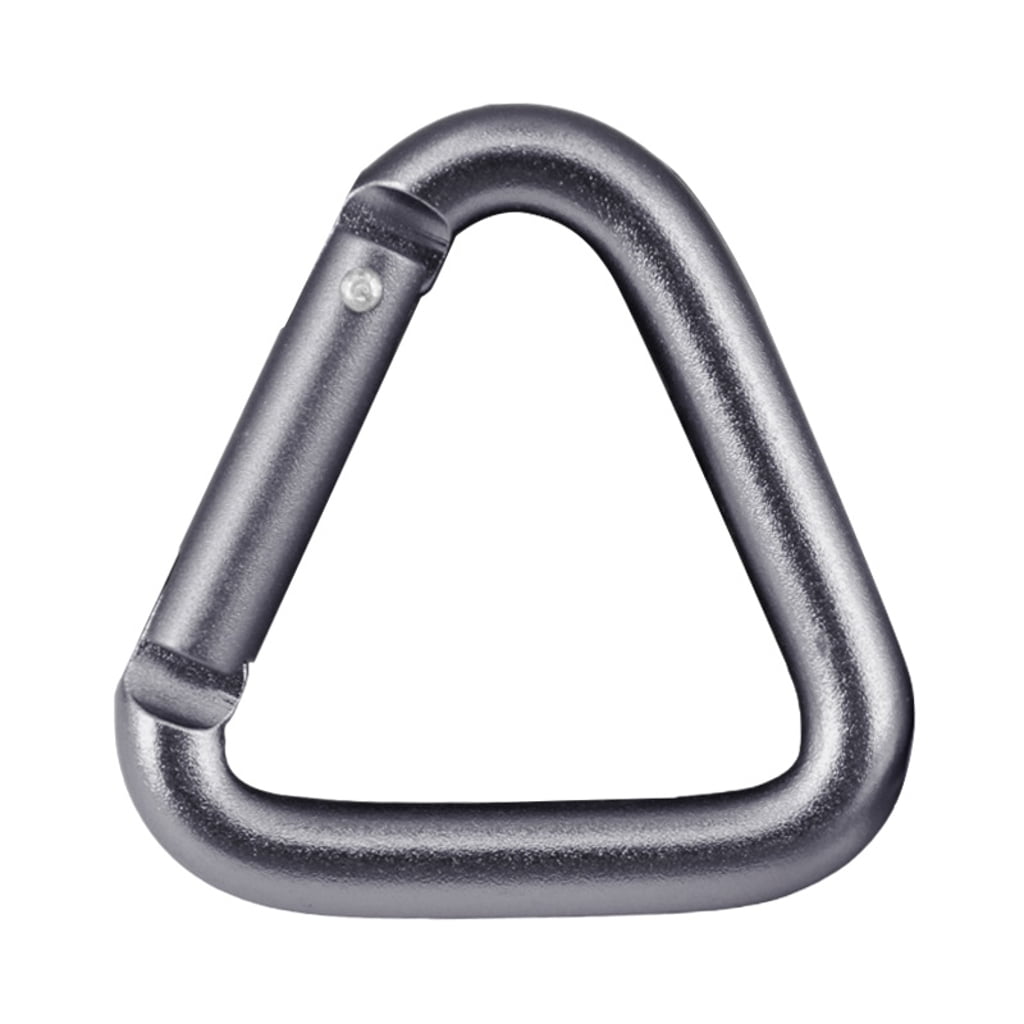 Aluminum Keychains Hook Clip Locking Carabiner Hiking Clip with Spring ...